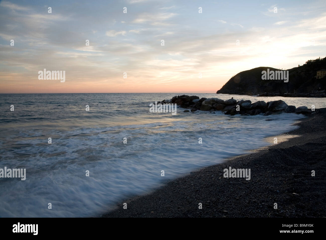 Levanto Beach Liguria Italy Stock Photo - Alamy