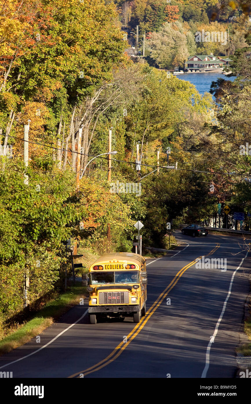 Canada quebec province school bus hi-res stock photography and images ...