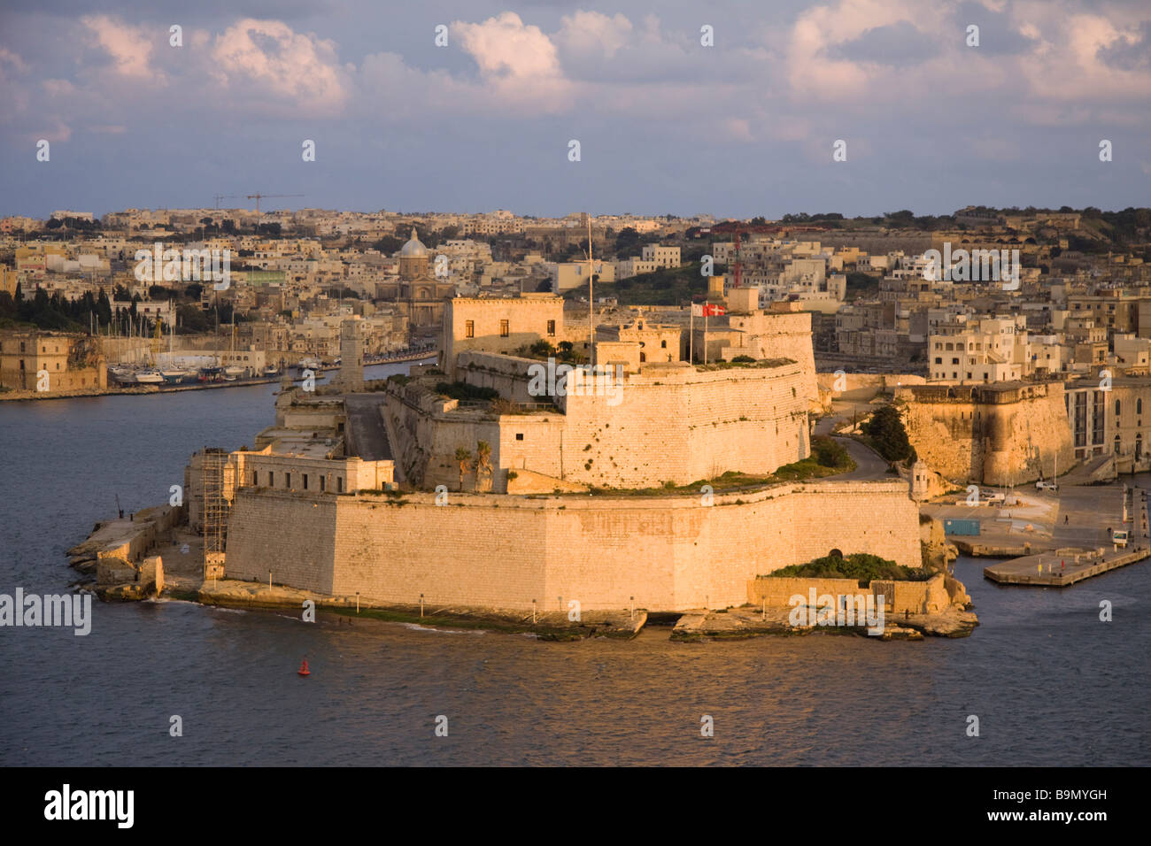 Fort St Angelo Grand Harbour Valletta Stock Photo - Alamy