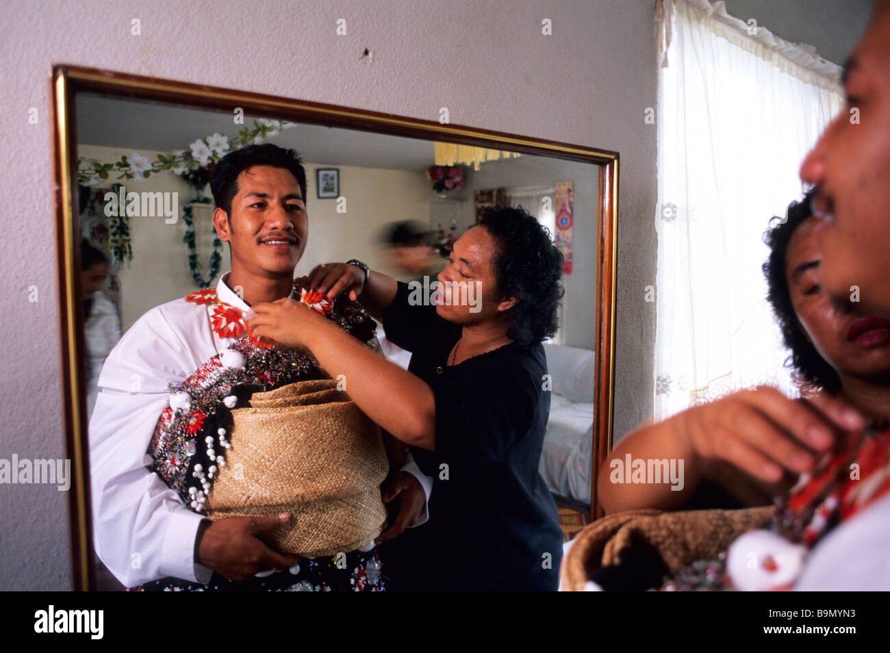 South Pacific Ocean, Tonga Archipelago, Tongatapu Island, town of Nuku ...