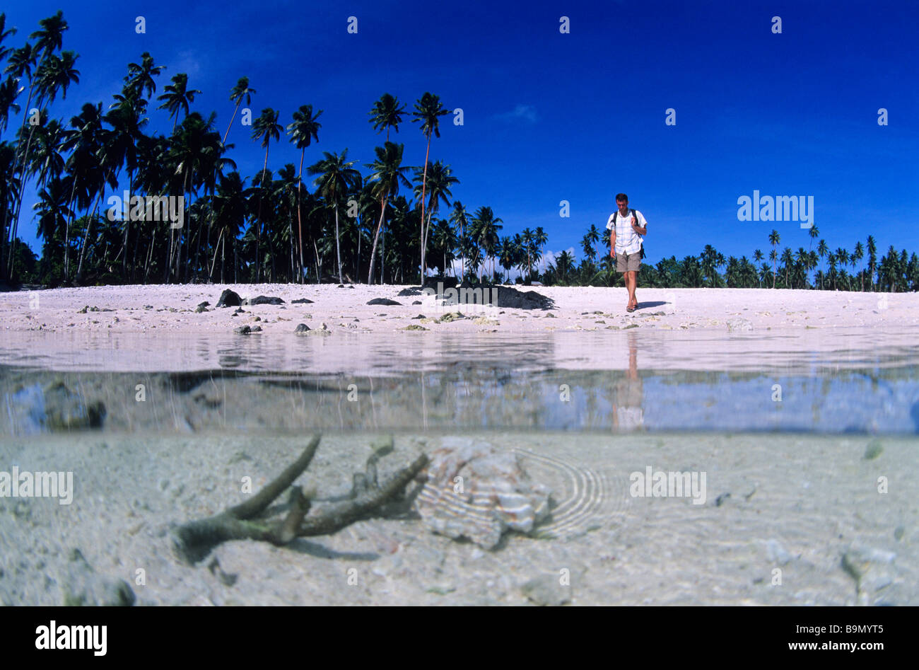 South Pacific Ocean, Samoan Archipelago, Upolu Island, Western Coast ...