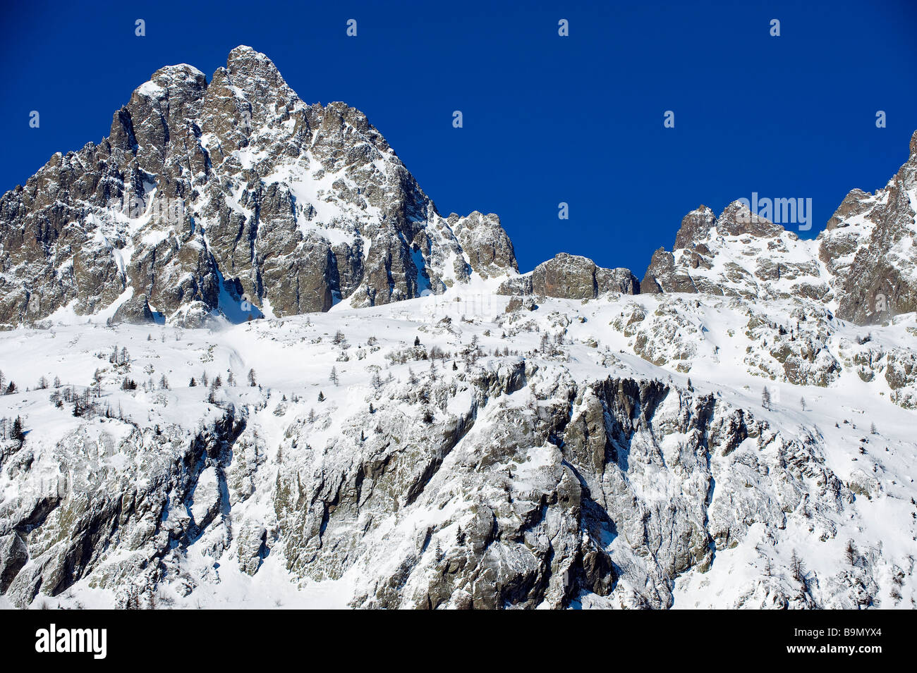 France, Haute Savoie, Mont Blanc Country, Aiguilles Rouges mountain ...