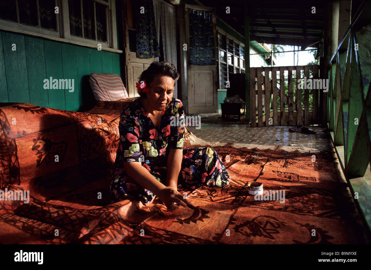 South Pacific Ocean, Tonga Archipelago, Tongatapu Island, town of Nuku ...
