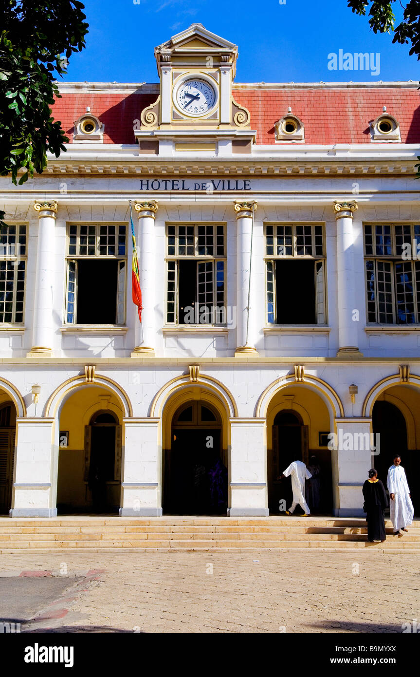 Senegal, Dakar, town hall (1914 Stock Photo - Alamy