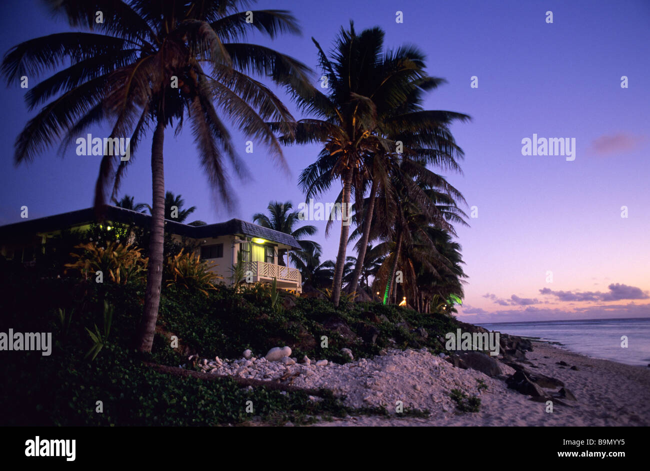 Cook Islands, Rarotonga Island, Edgewater Resort Stock Photo - Alamy