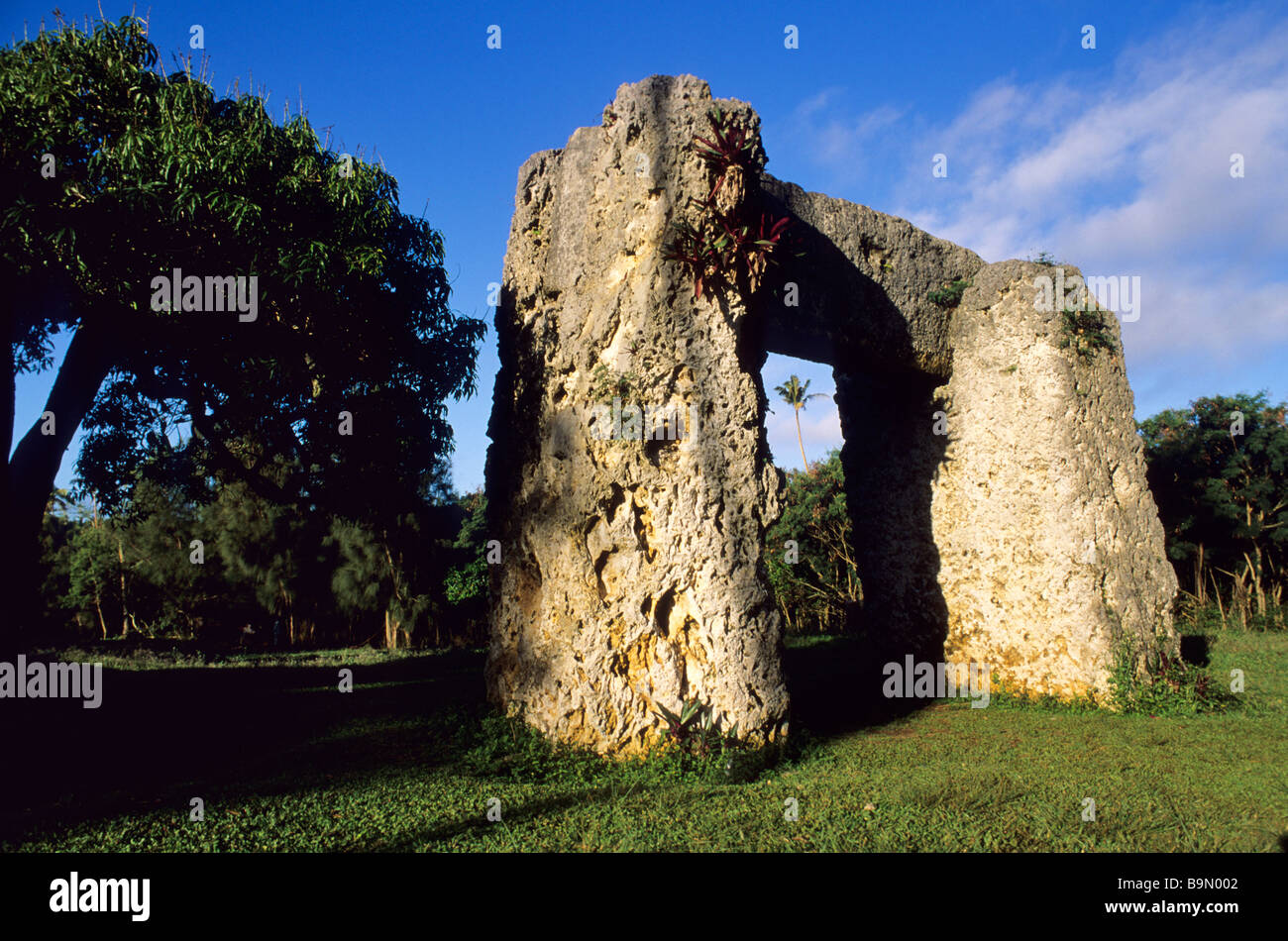 South Pacific Ocean, Tonga Archipelago, Tongatapu Island, town of Nuku ...