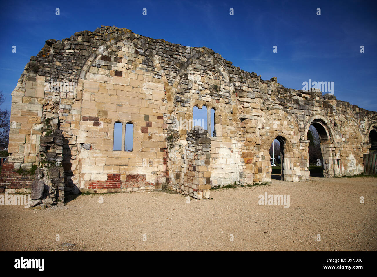 Remains of St Oswald's Anglo-Saxon Minister and Medieval Priory outside ...
