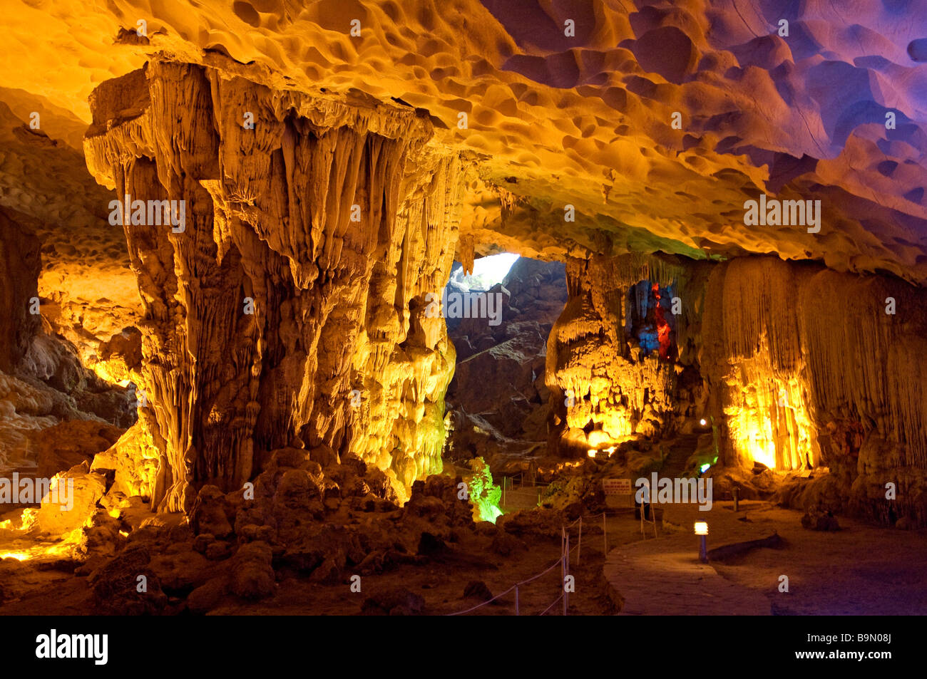 Vietnam, Halong Bay, Grotto Stock Photo - Alamy
