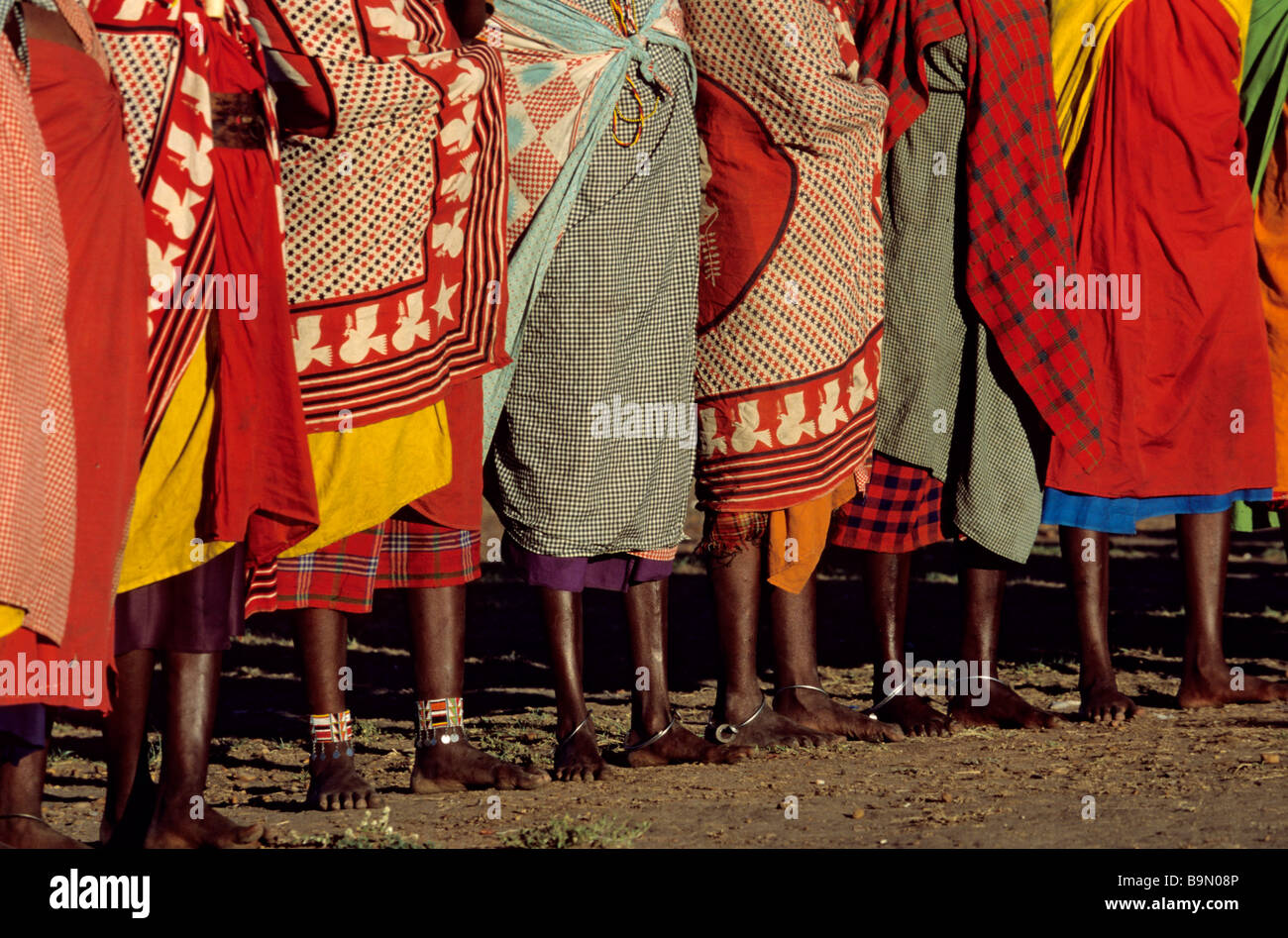 Kenya, Masaï, clothes Stock Photo - Alamy