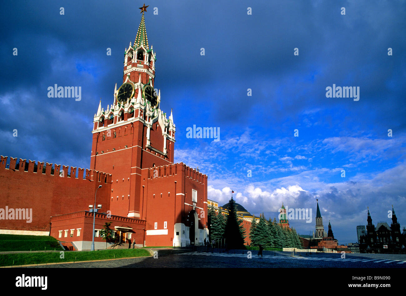 Russia, Moscow, the Kremlin, classified as World Heritage by UNESCO ...
