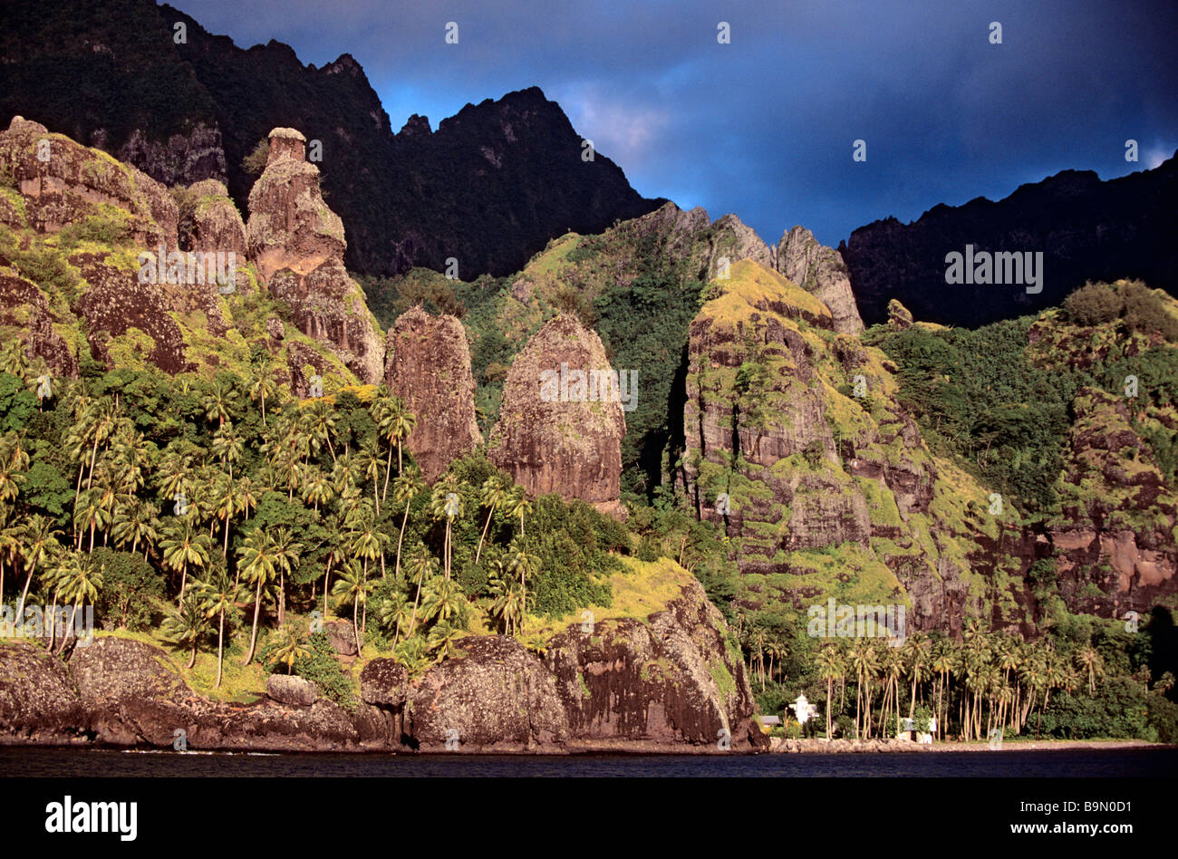 France, French Polynesia, Marquesas Islands, southern islands, Fatu ...