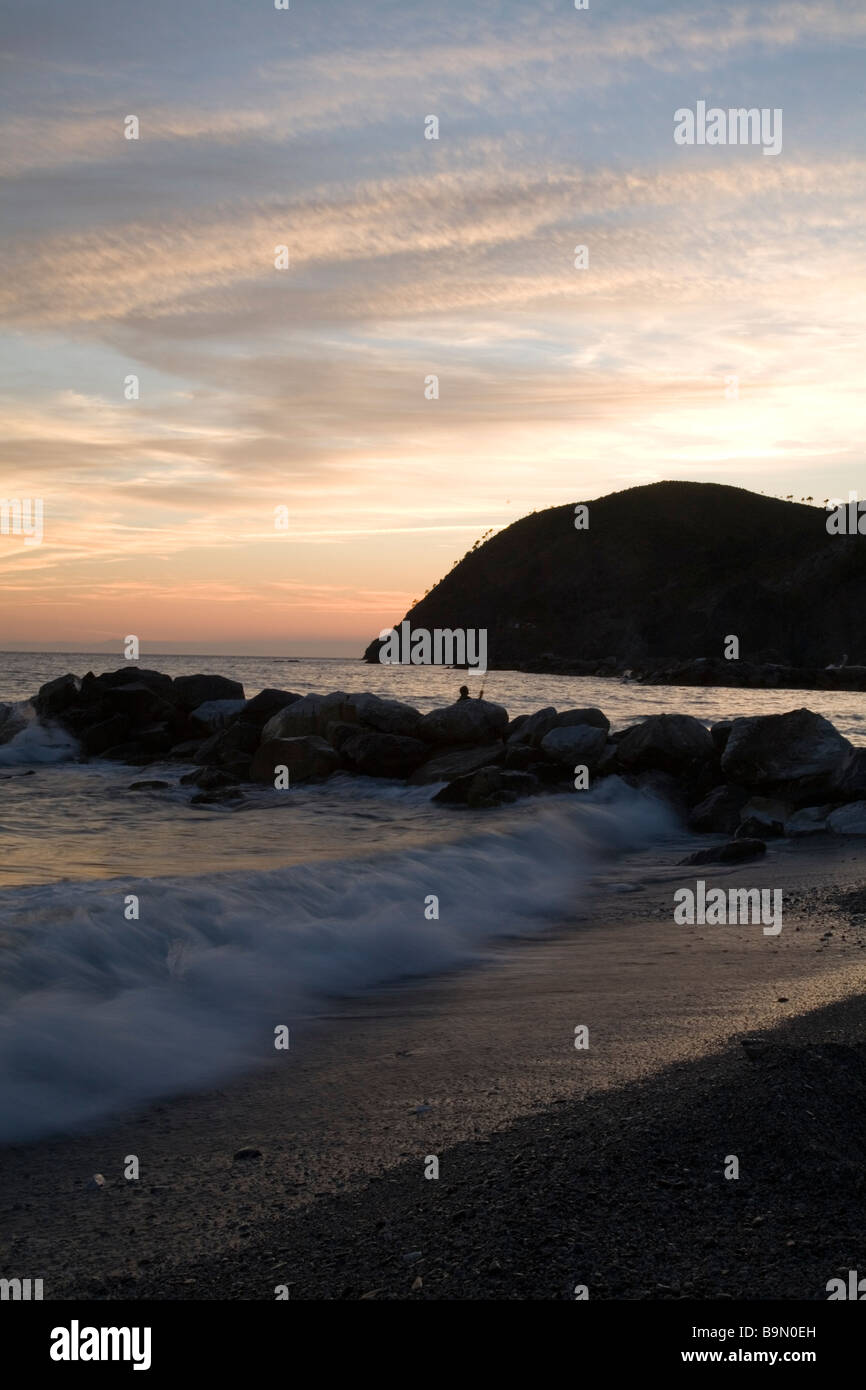 Levanto Beach Liguria Italy Stock Photo - Alamy