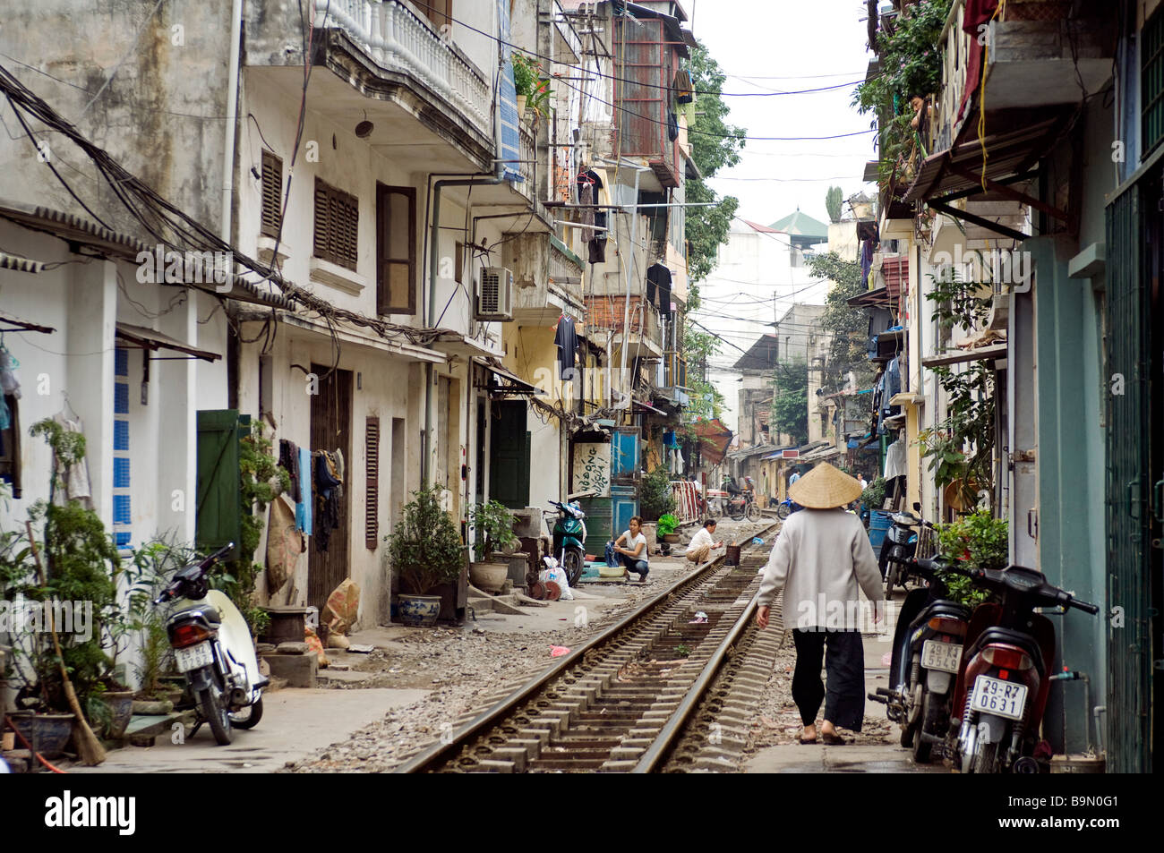 Vietnam, Hanoi, Railway Stock Photo - Alamy