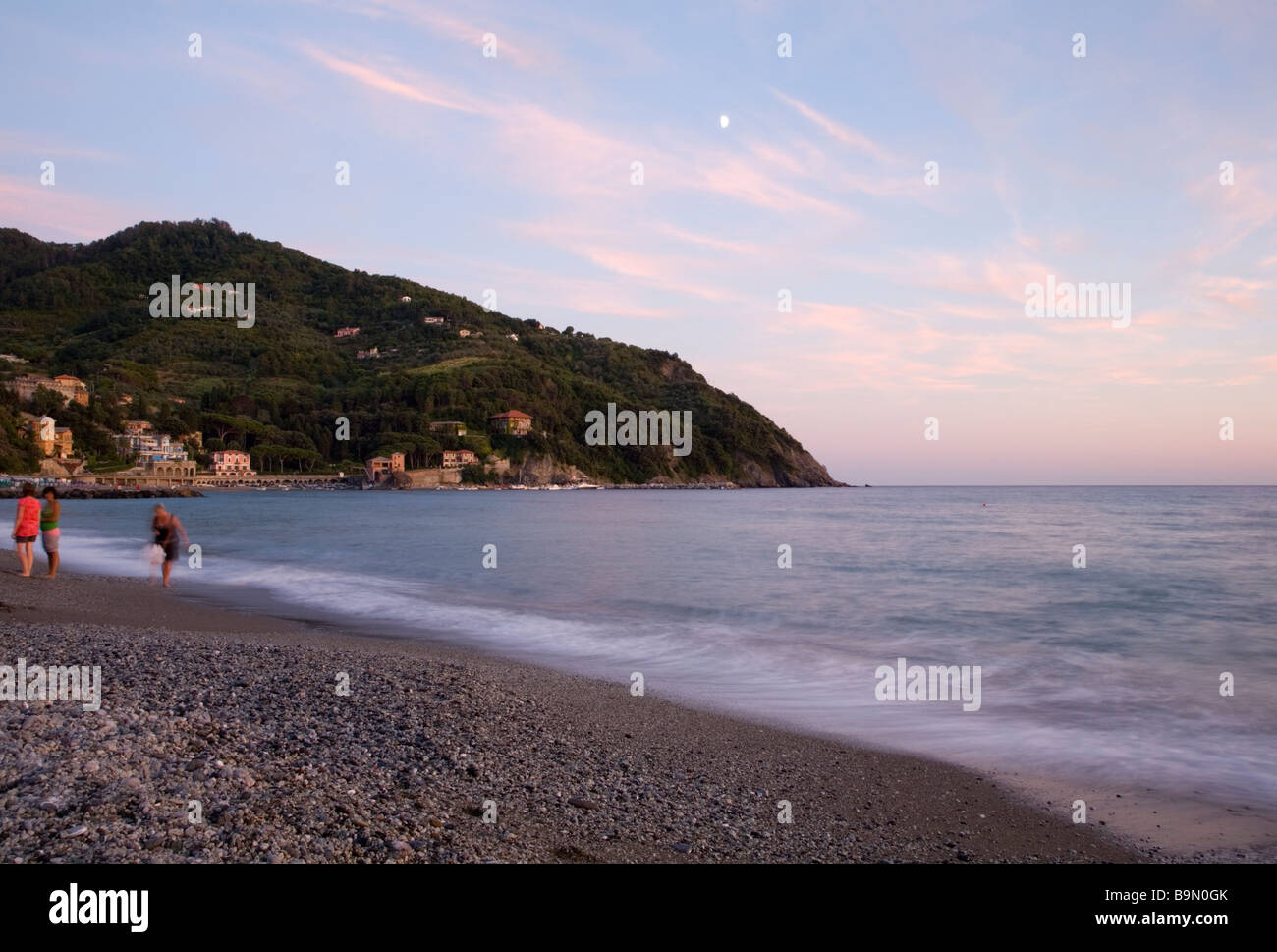 Levanto Beach Liguria Italy Stock Photo - Alamy
