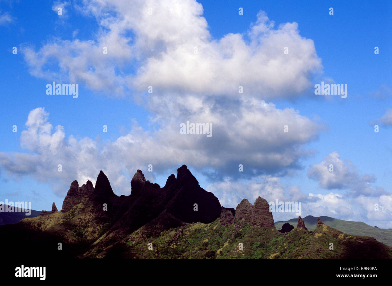 France, French Polynesia, Marquesas Islands, northern islands, Nuku ...