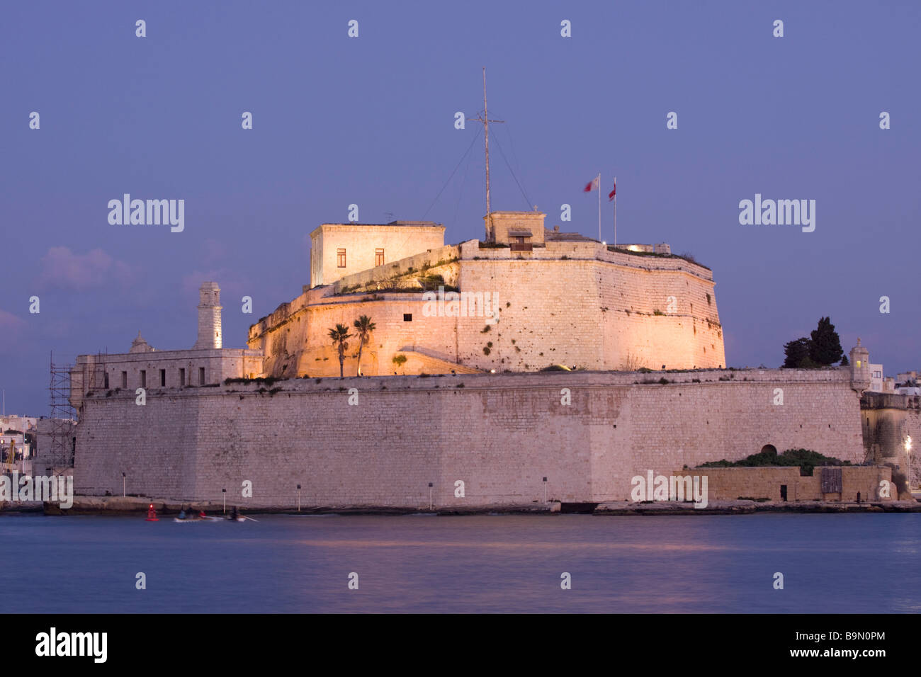 Fort St Angelo Grand Harbour Valletta Malta Stock Photo - Alamy