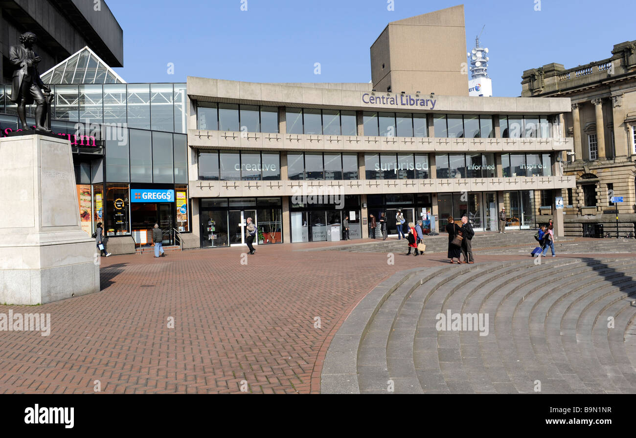Birmingham Central Library, Chamberlain Square, Birmingham city centre ...