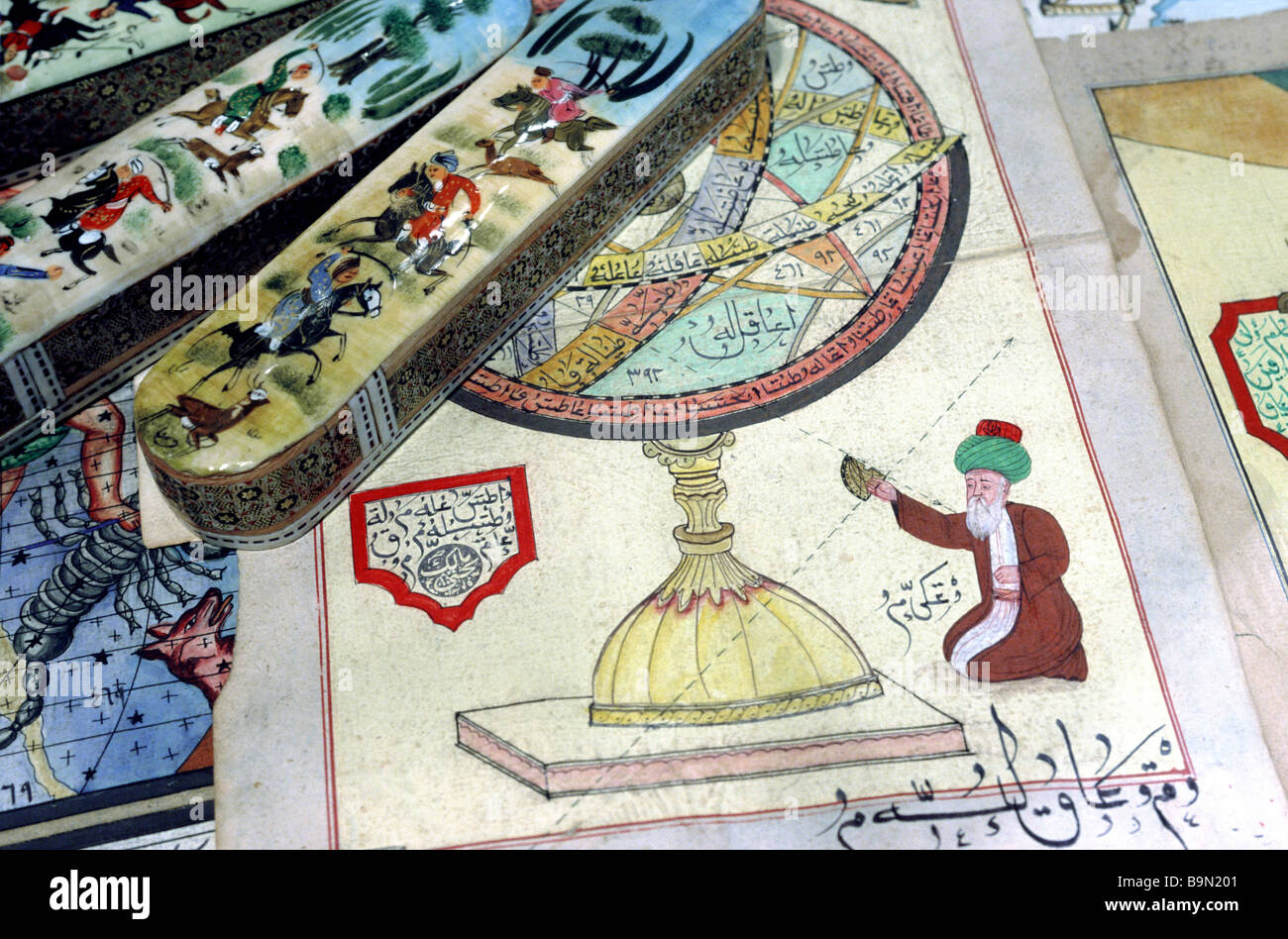 Turkey, Istanbul, the Egyptian Bazaar, calligraphy shop Stock Photo - Alamy