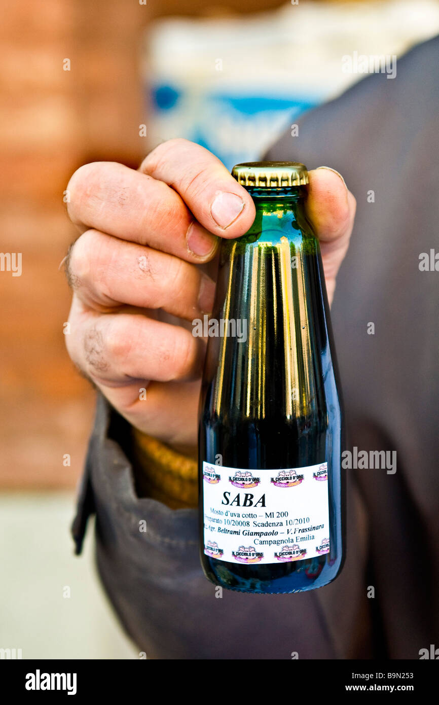 Modena flavors the saba syrup cooked grape must Stock Photo - Alamy