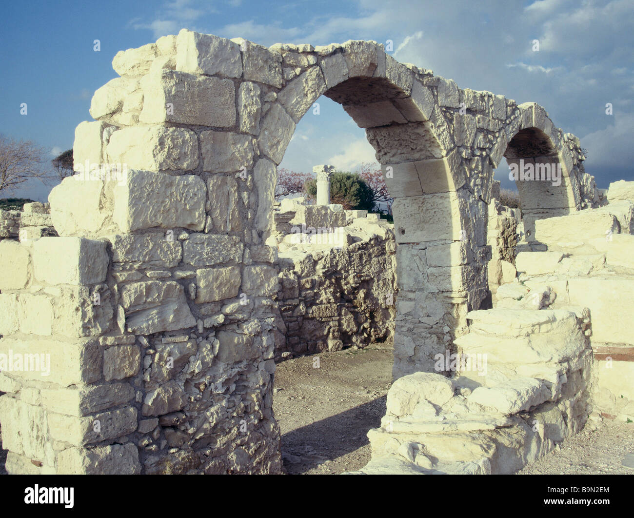 CURIUM ARCHEOLOGICAL SITE NEAR EPISKOPI IN CYPRUS Stock Photo - Alamy
