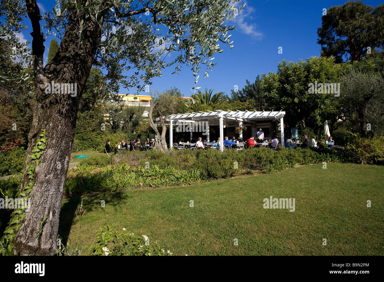 France, Alpes Maritimes, Nice, the Marc Chagall Museum, the garden ...