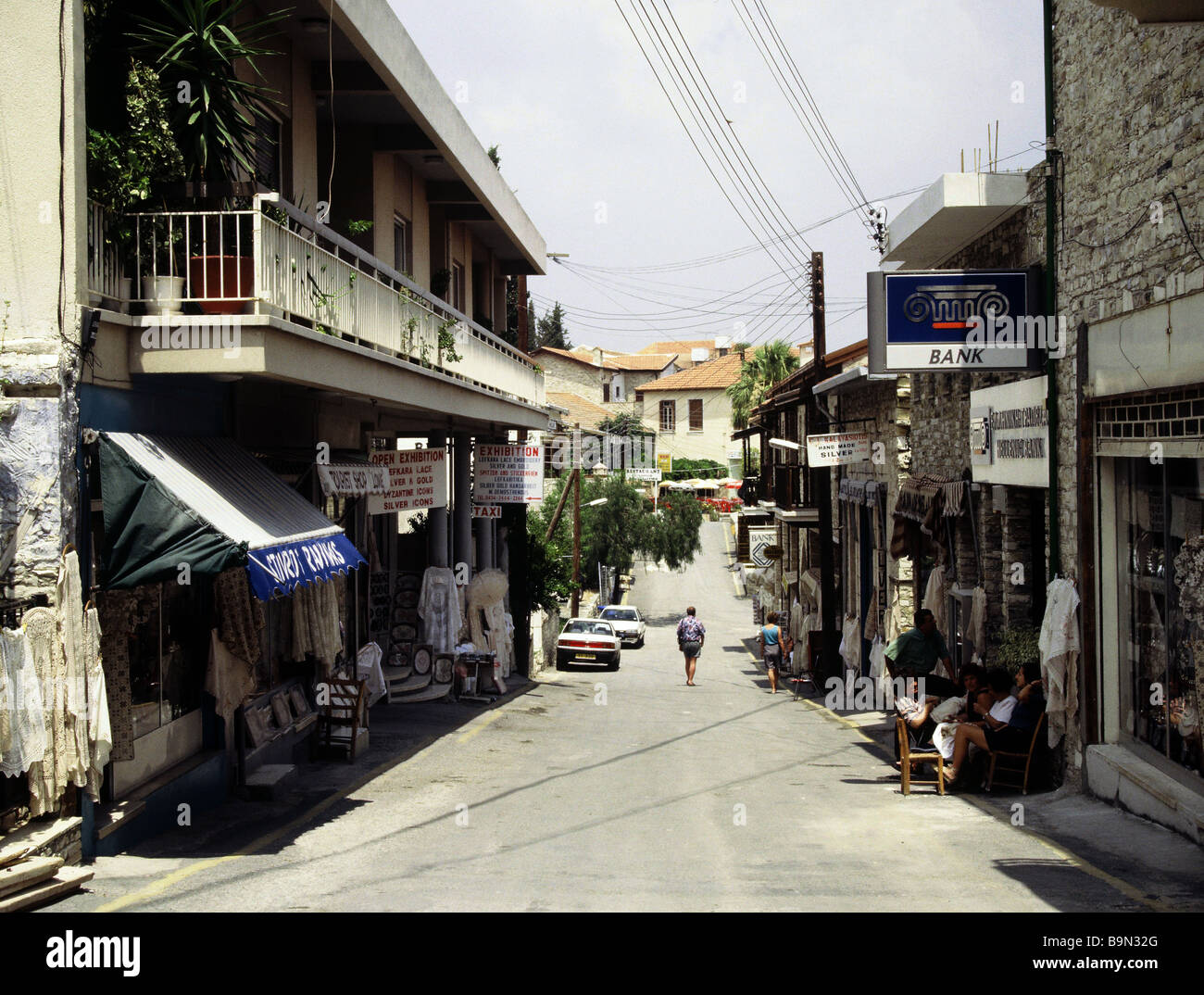 VILLAGE OF LEFKARA IN CYPRUS FAMOUS FOR ITS LACE Stock Photo - Alamy
