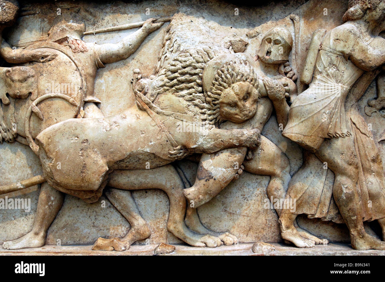 Greece, Phocis, Delphi, archaeological museum, Siphnian Treasury ...