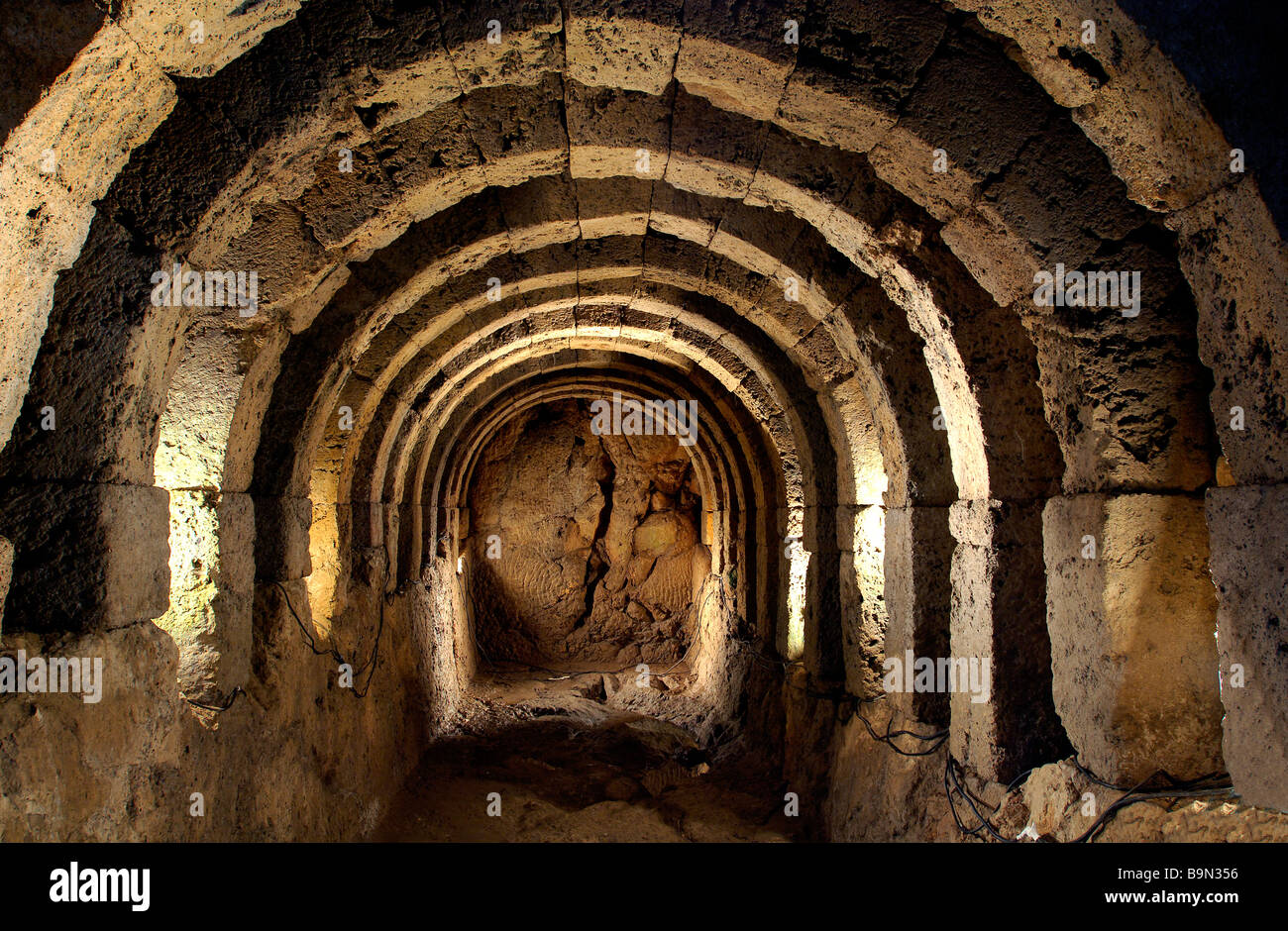 Greece, Central Greece, Necromanteion of Ephyra, the crypt Stock Photo ...