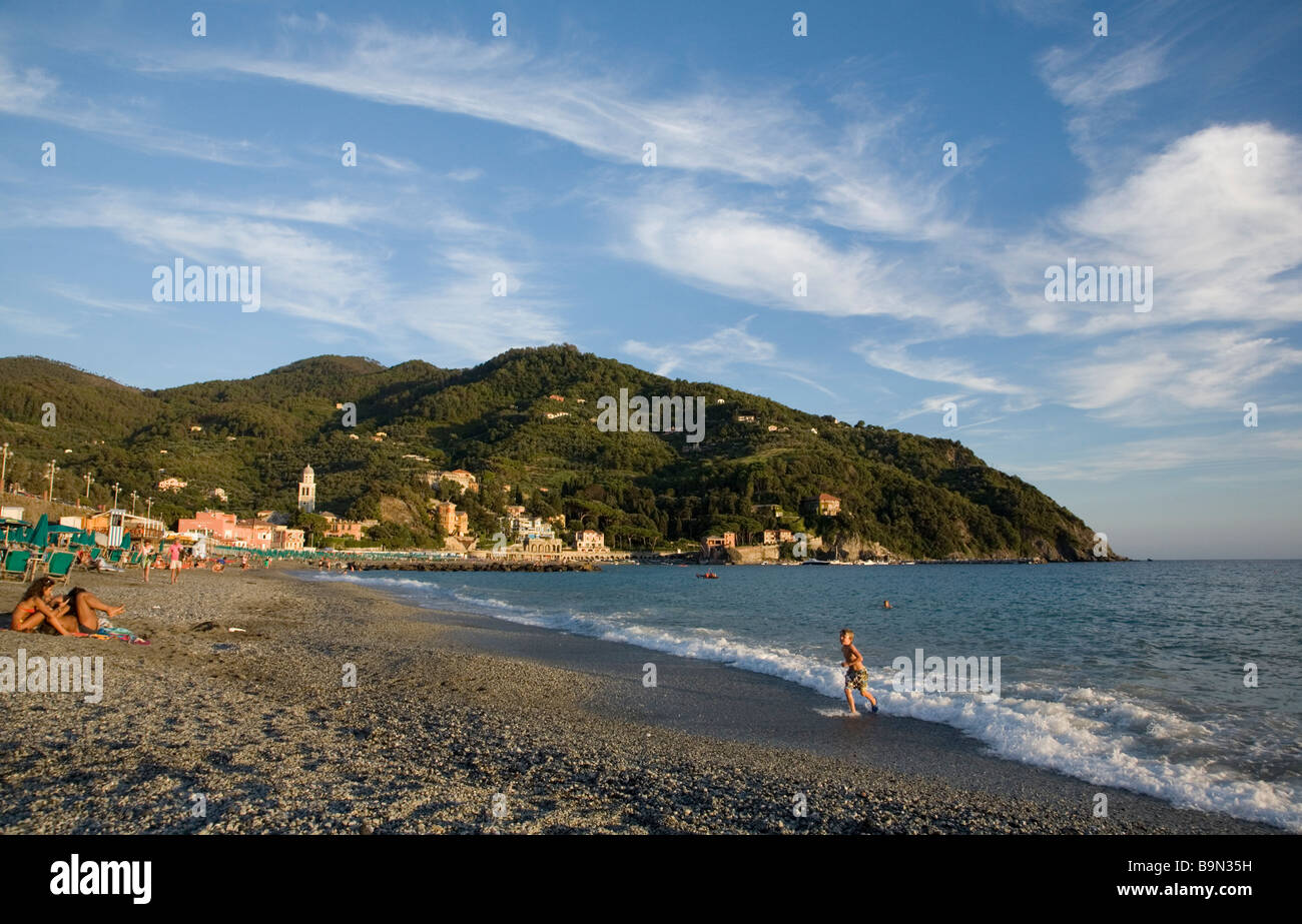 Levanto Beach Liguria Italy Stock Photo - Alamy