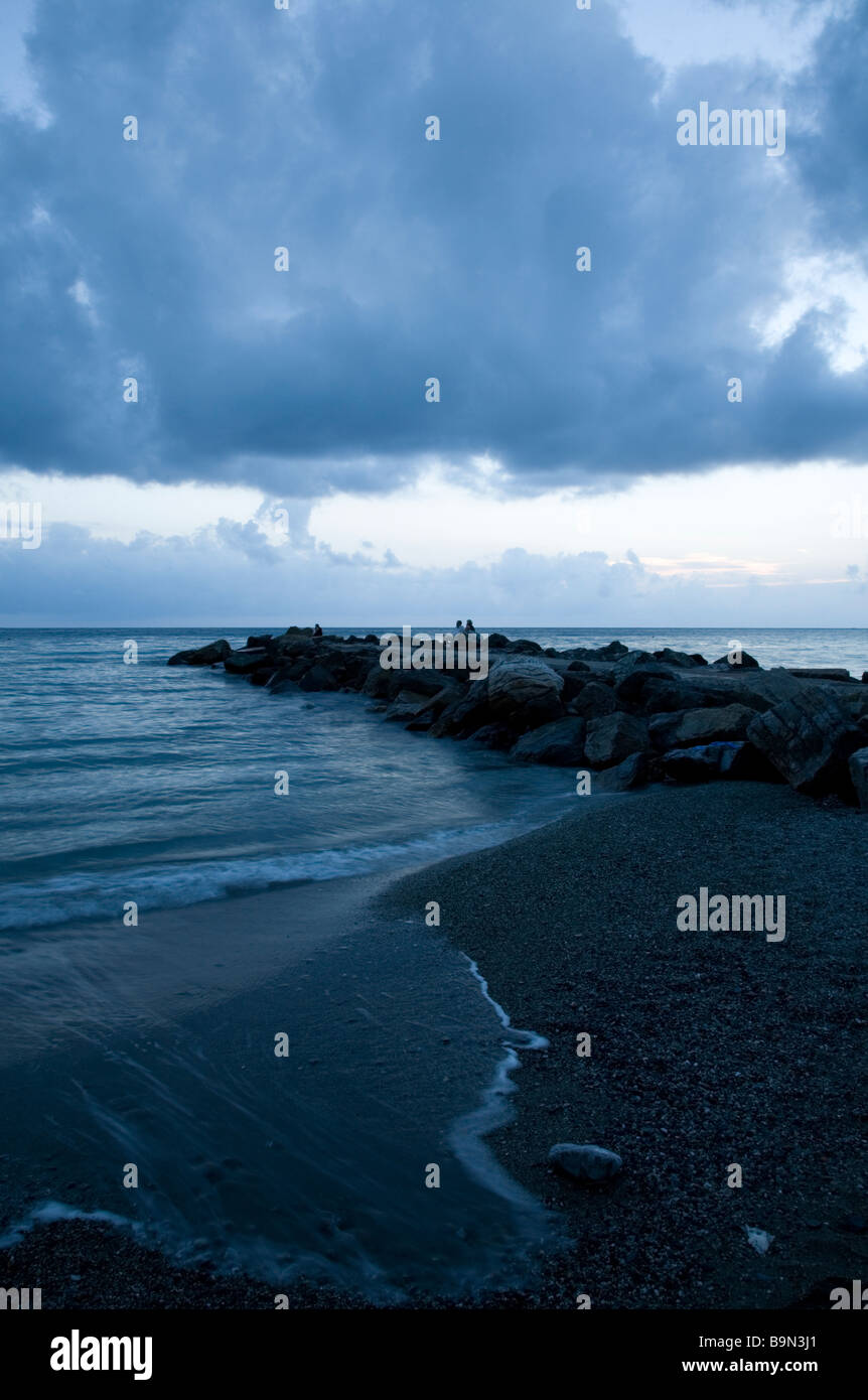 Levanto Beach Liguria Italy Stock Photo - Alamy