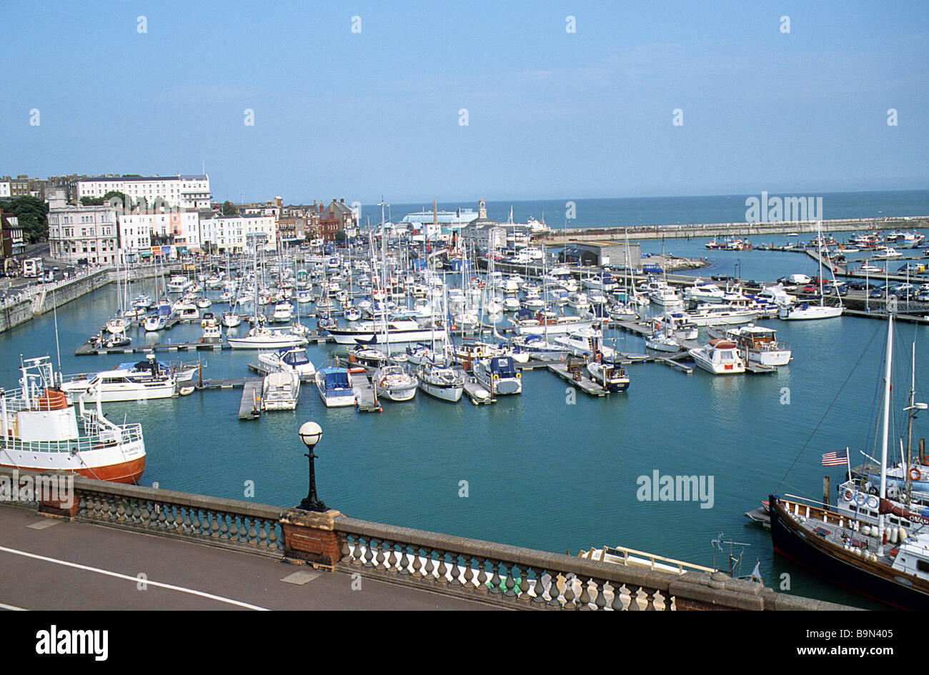 Ramsgate, Kent. General view of the Old Harbour Stock Photo - Alamy