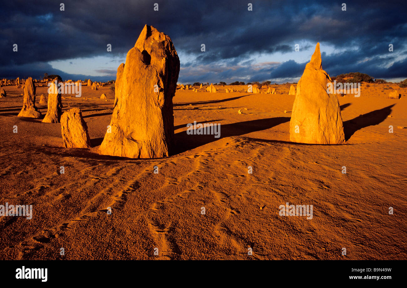 Australia, Western Australia, Nambung National Park, Pinnacles Desert ...