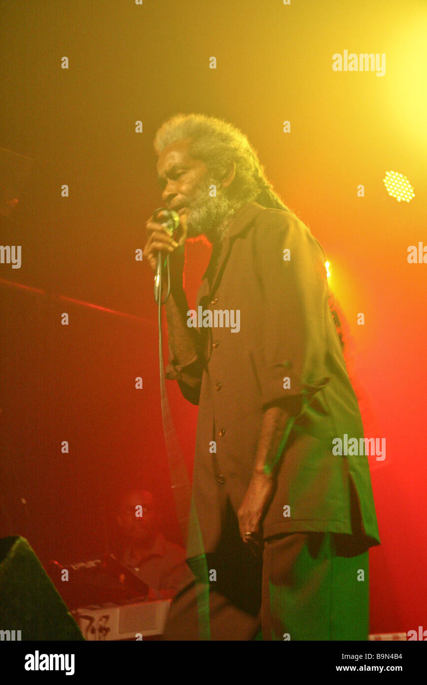 Reggae legend Max Romeo performing live Stock Photo - Alamy