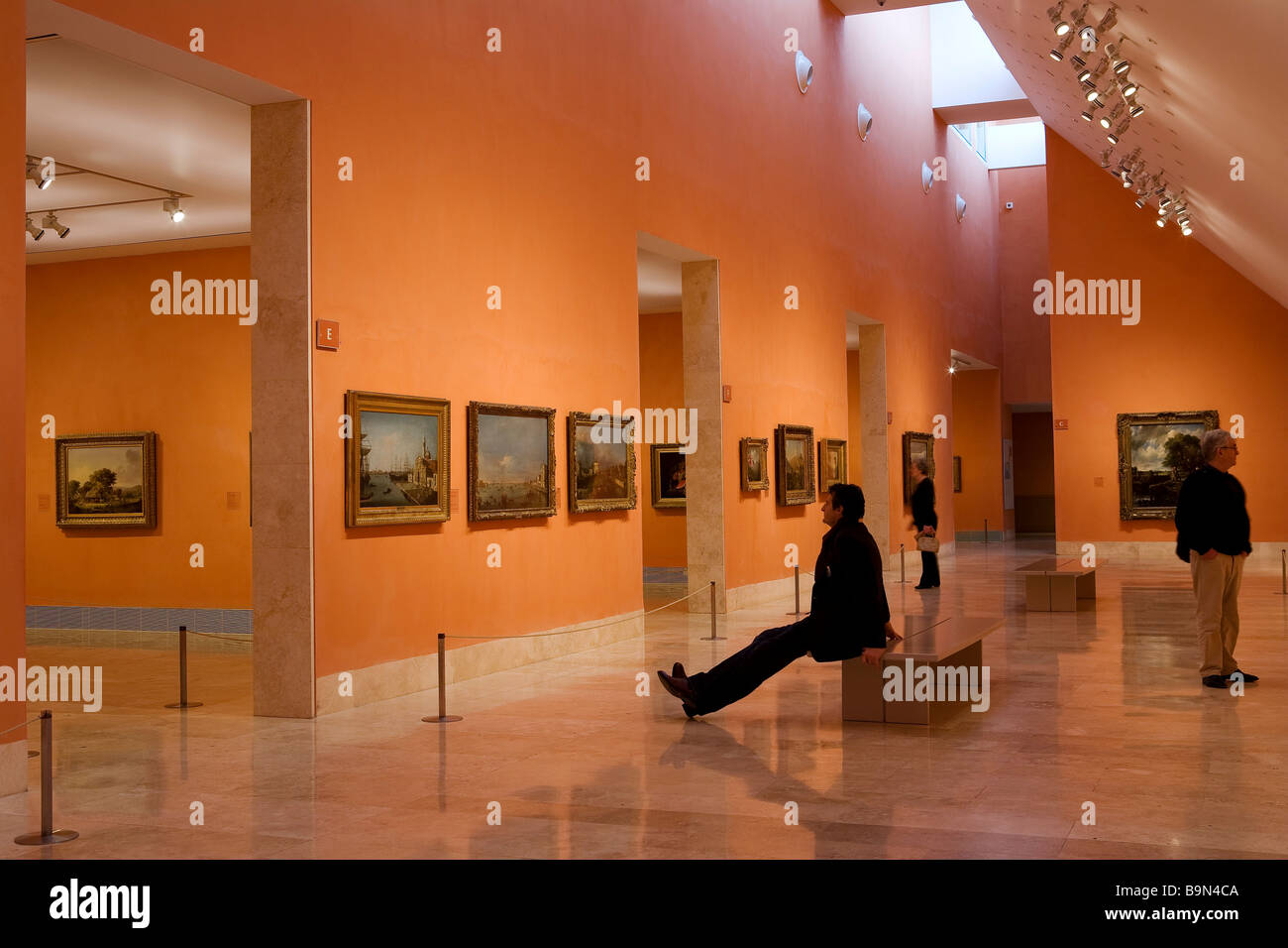 Spain, Madrid, Thyssen Bornemisza Museum Stock Photo - Alamy