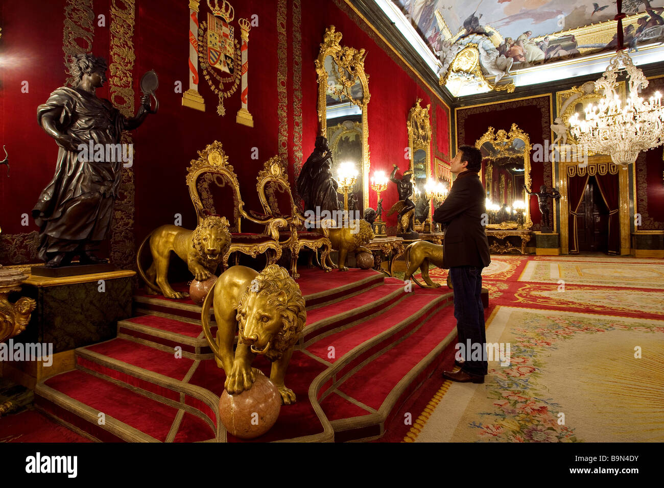 Room Throne Royal Palace Madrid Spain