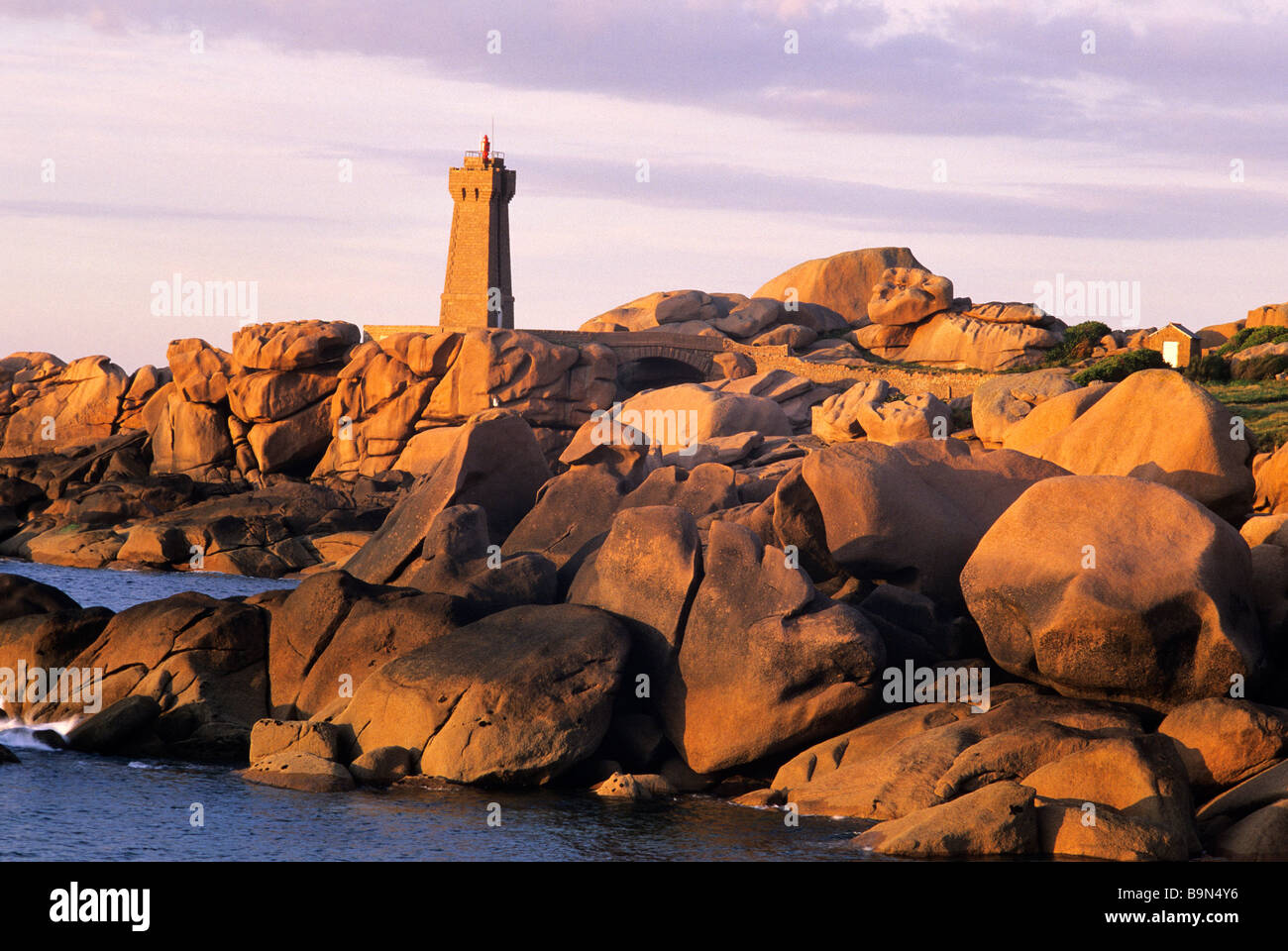 France, Cotes d'Armor, Cote de Granit Rose (the Pink Granite coast ...