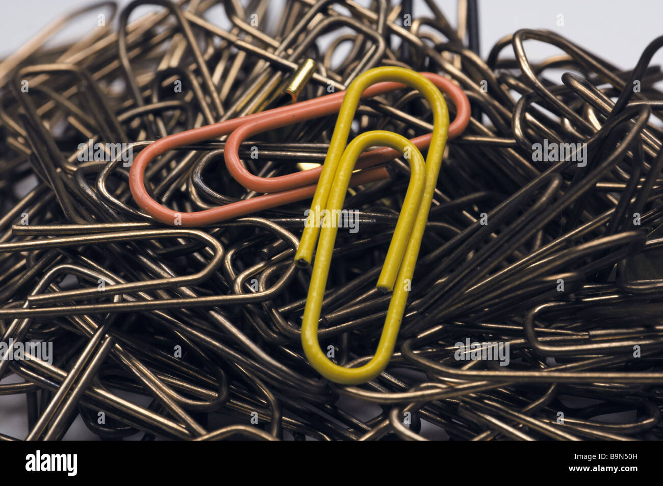 a lot of paper clips Stock Photo - Alamy