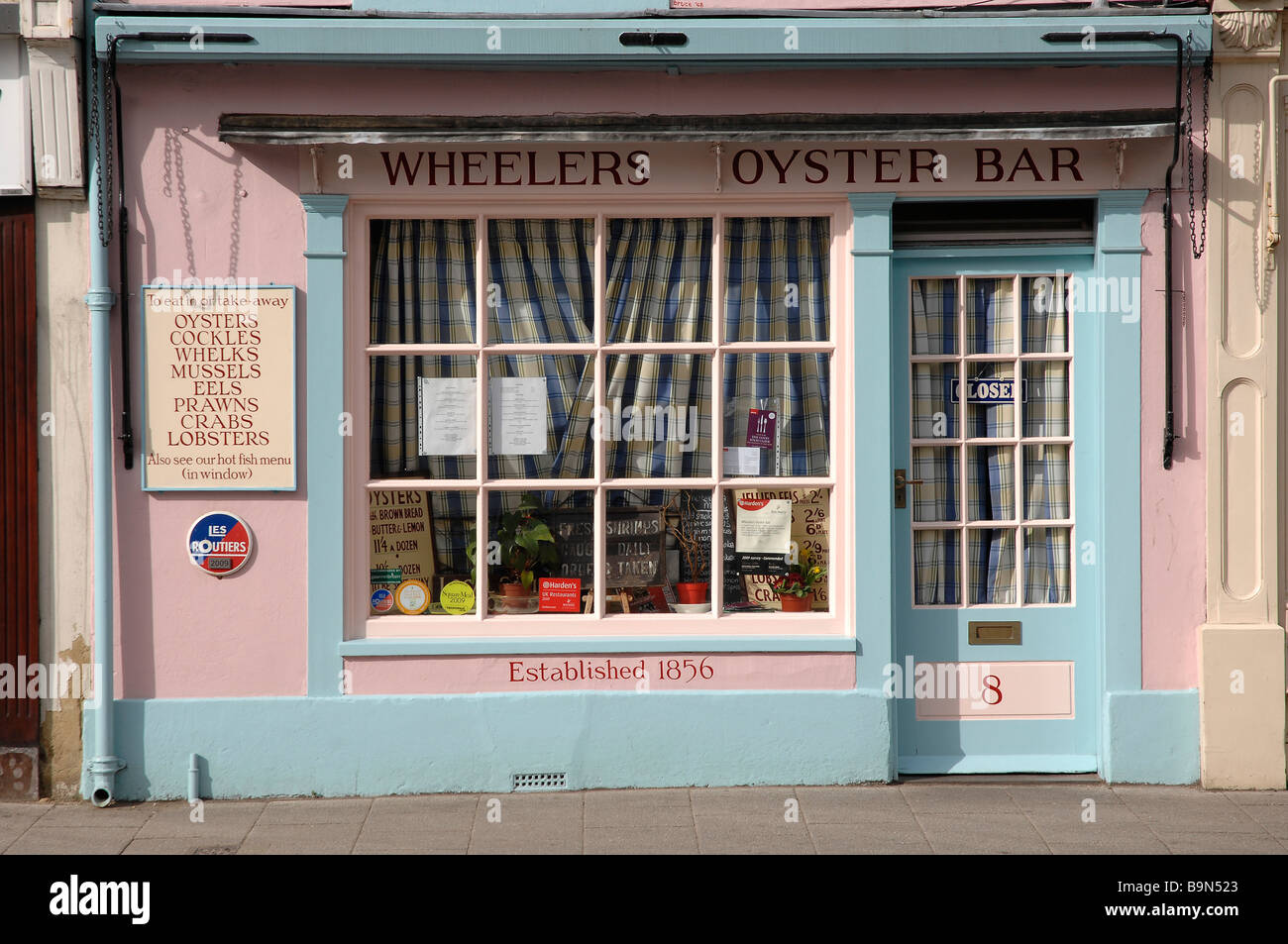 wheelers oyster bar whitstable kent Stock Photo - Alamy