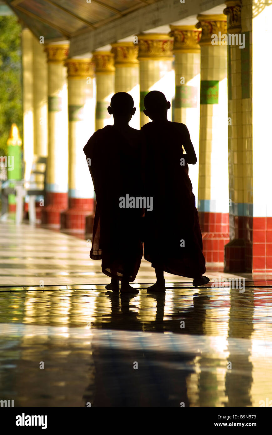 Myanmar (Burma), Sagaing division, former city of Sagaing near Mandalay ...