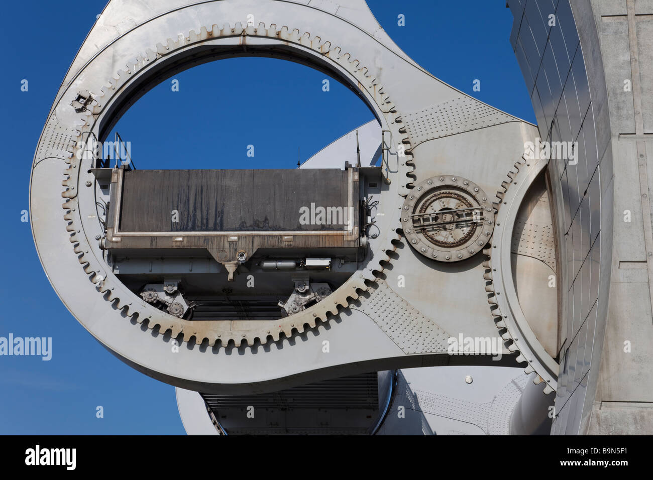 Close up detail of the Falkirk Wheel Stock Photo - Alamy