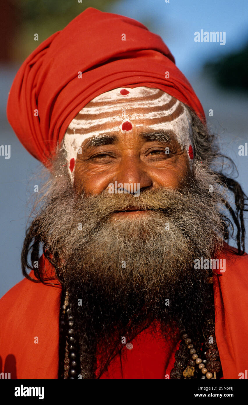 Nepalese face painting hi-res stock photography and images - Alamy