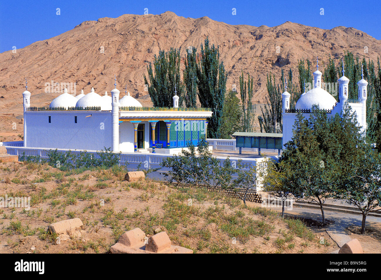 Shrine within a couple of hours drive from Kashgar (Kashi), China ...