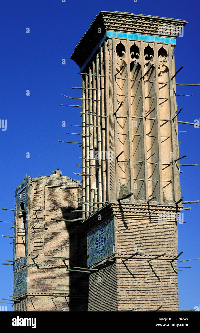 Iran, Kerman, wind tower Stock Photo - Alamy