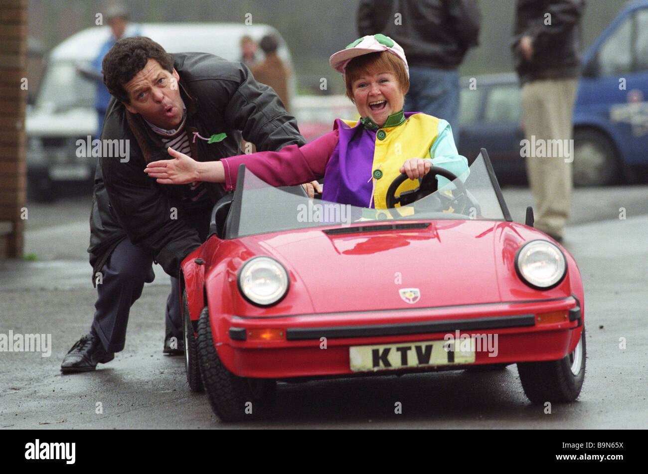 The Krankies Jeanette and Ian Tough at Wolverhampton Races Picture by ...