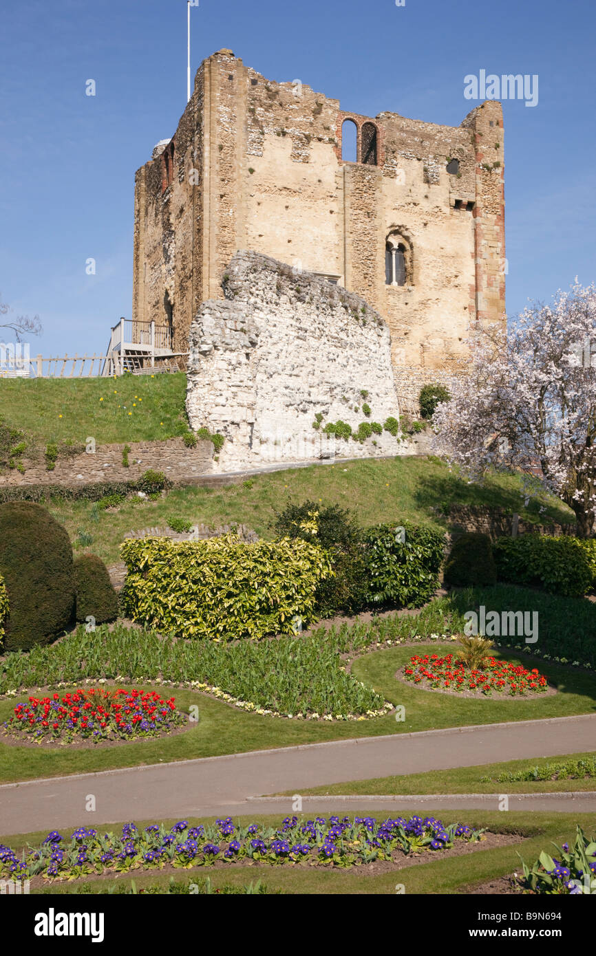Guildford Surrey England UK Guildford Castle 12th century tower Keep in ...