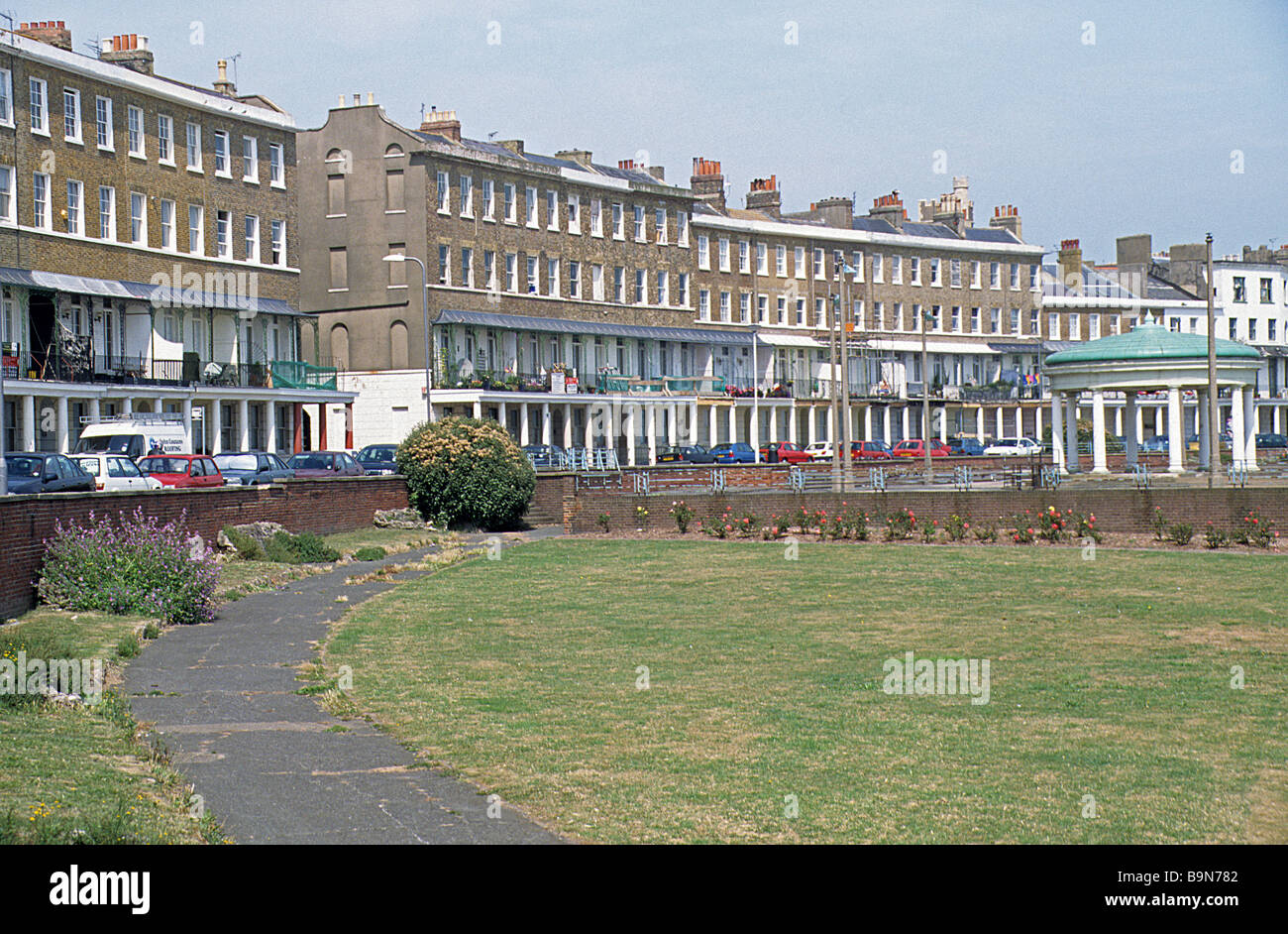 Ramsgate, Kent, Wellington Crescent, East Cliff Stock Photo - Alamy