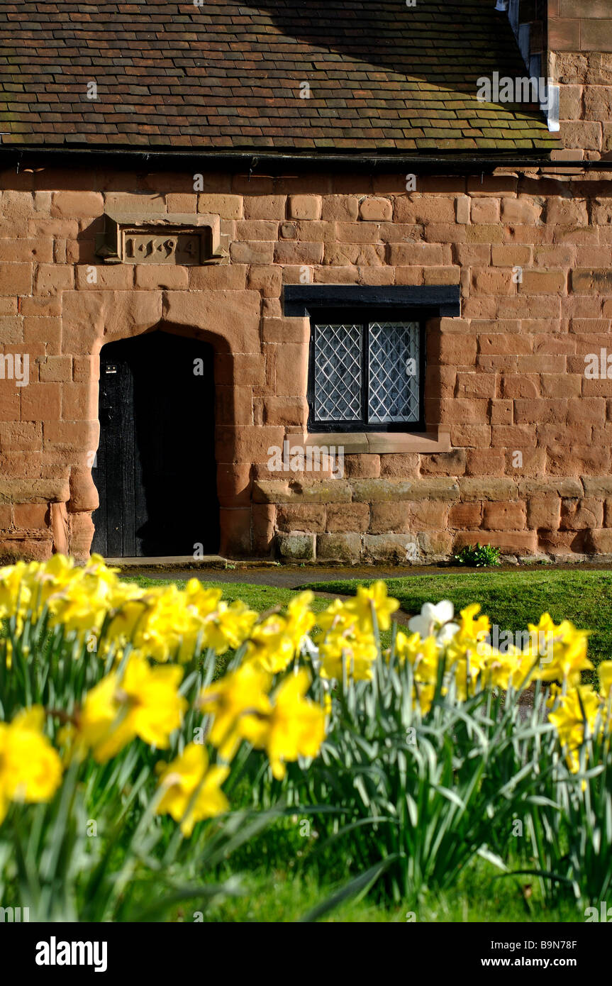 Almshouse in Stoneleigh village, Warwickshire, England, UK Stock Photo ...