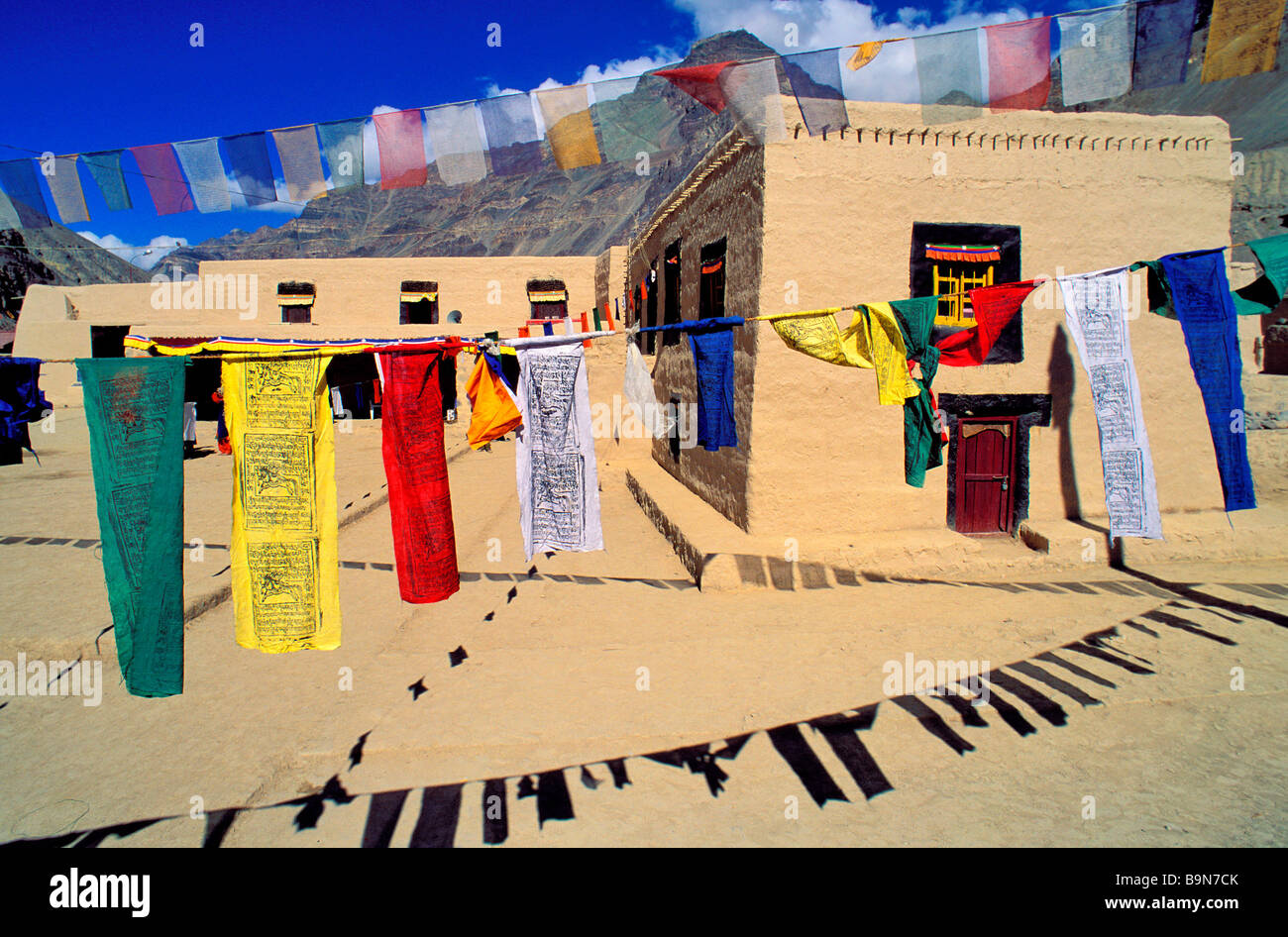 India, Jammu and Kashmir, Ladakh Himalaya, Spiti Valley, Tabo Buddhist ...