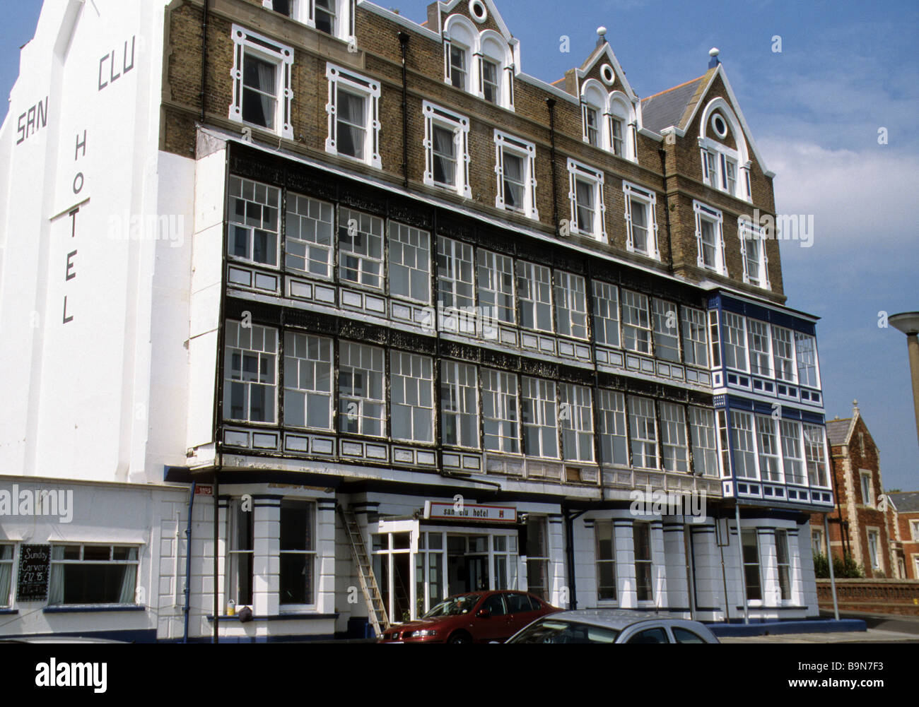 Ramsgate Kent, The San Clu Hotel Stock Photo - Alamy