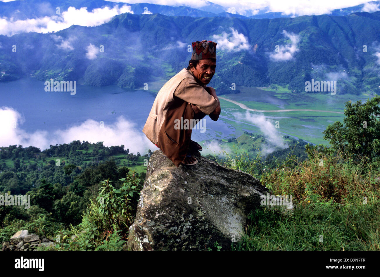 Nepal, Gandaki Zone, Kaski District, Annapurna area, Pokhara, Phewa Tal ...